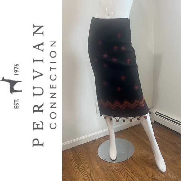 Peruvian Connection | Skirts | Peruvian Connection Knit Pima Cotton ...